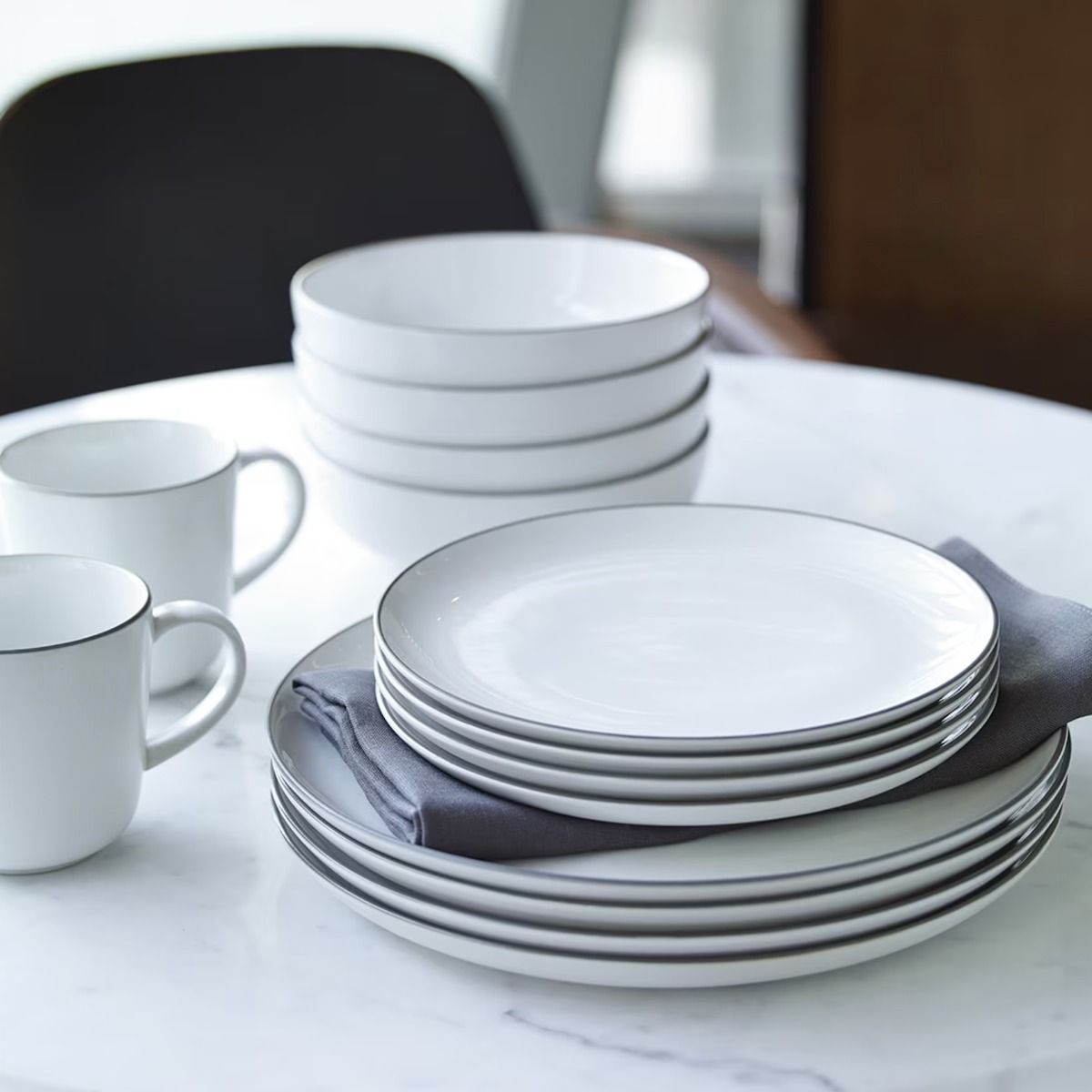 Gordon Ramsey Bread Street Dinnerware Set, 16 Pieces | Linen Chest