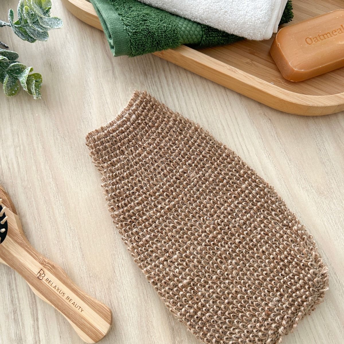Jute Bath Mitt | Linen Chest