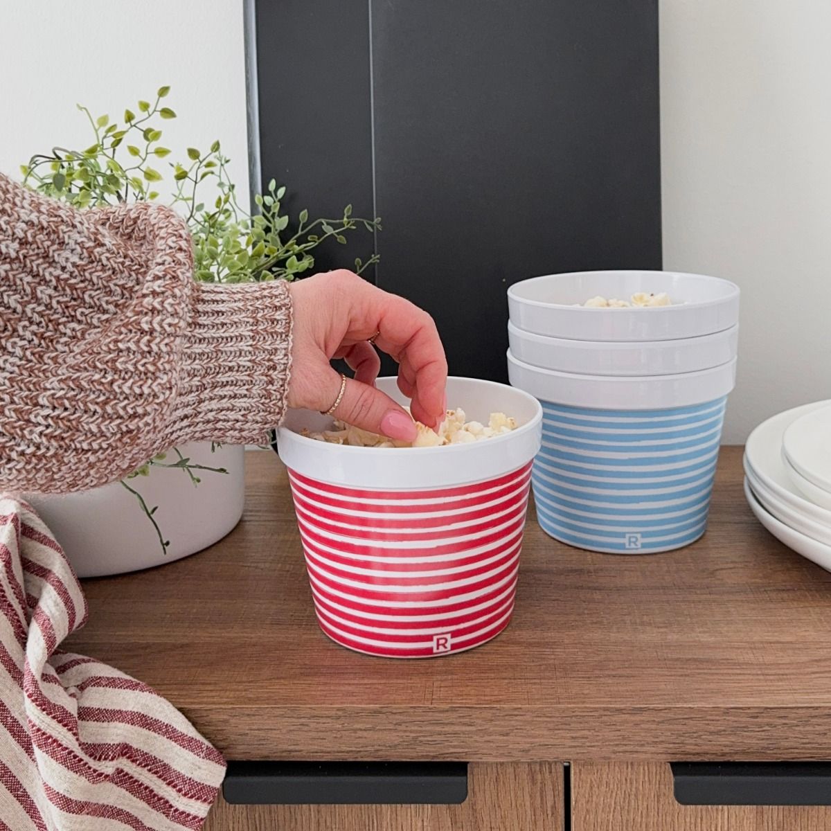 Ricardo Set of 4 Popcorn Bowls | Linen Chest