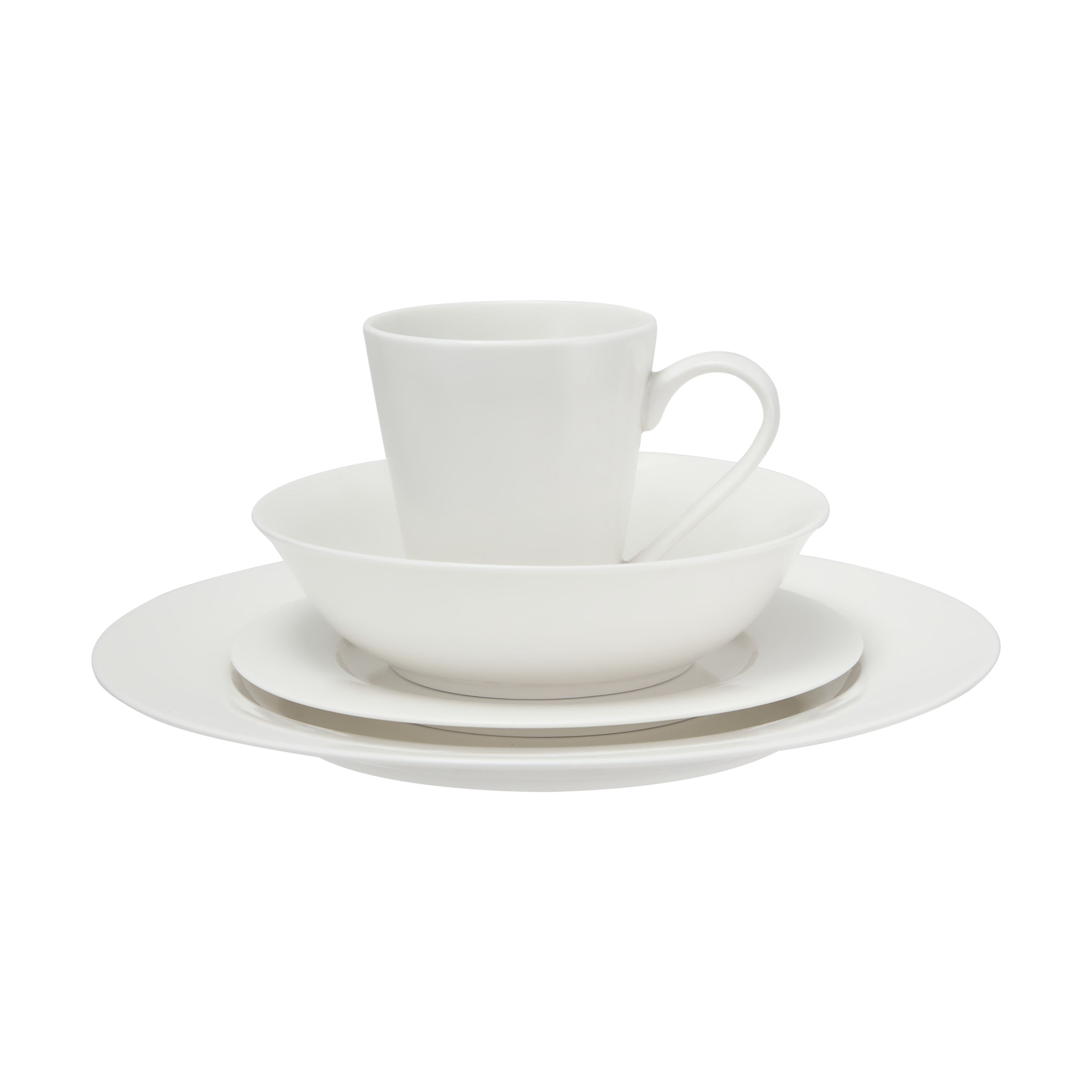 Maxwell & Williams White Basics Cosmopolitan Rim 16-Piece Dinner Set ...