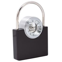 Elegance Padlock Skeleton Clock | Linen Chest