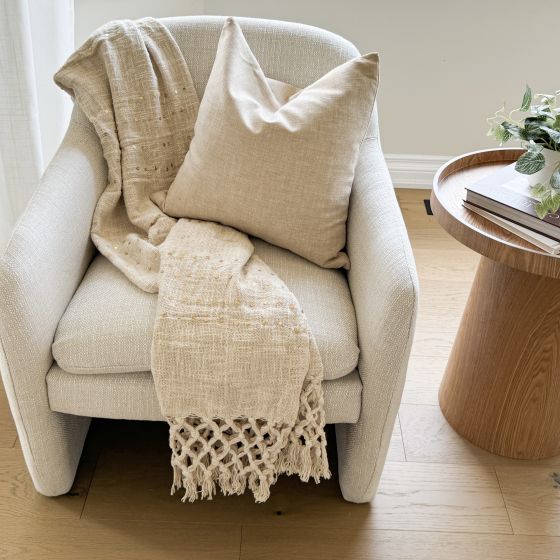 Dunes Throw - Gold | Linen Chest