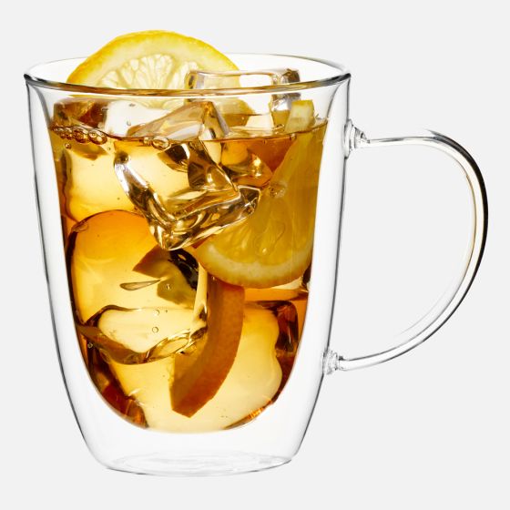 Set of 2 Caffè Double-Wall Mugs by Trudeau | Linen Chest