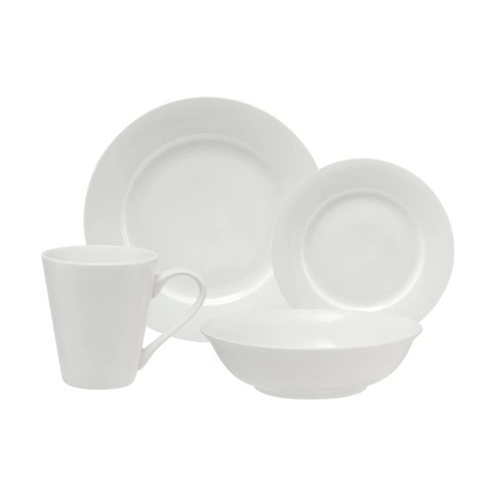 Maxwell & Williams White Basics Cosmopolitan Rim 16-Piece Dinner Set ...