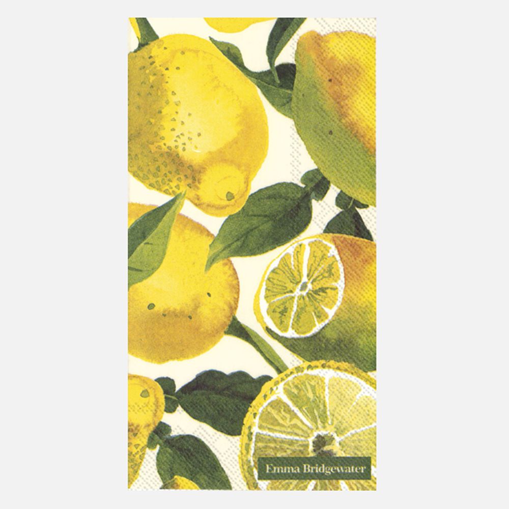IHR Buffet Napkins, Pack of 16 - Lemons | Linen Chest