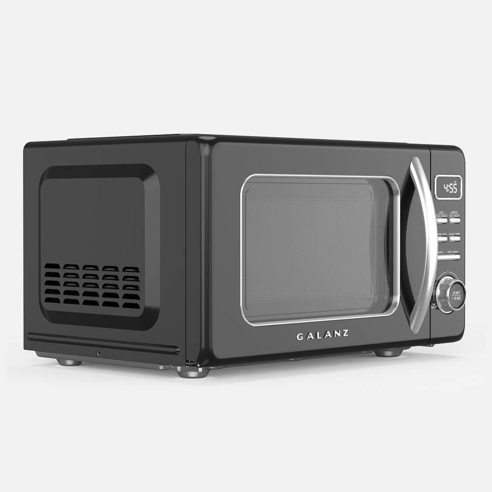 Galanz Retro Countertop Microwave - Black | Linen Chest