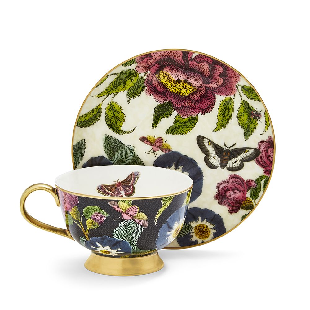Creatures of Curiosity Teacup & Saucer by Spode | Linen Chest