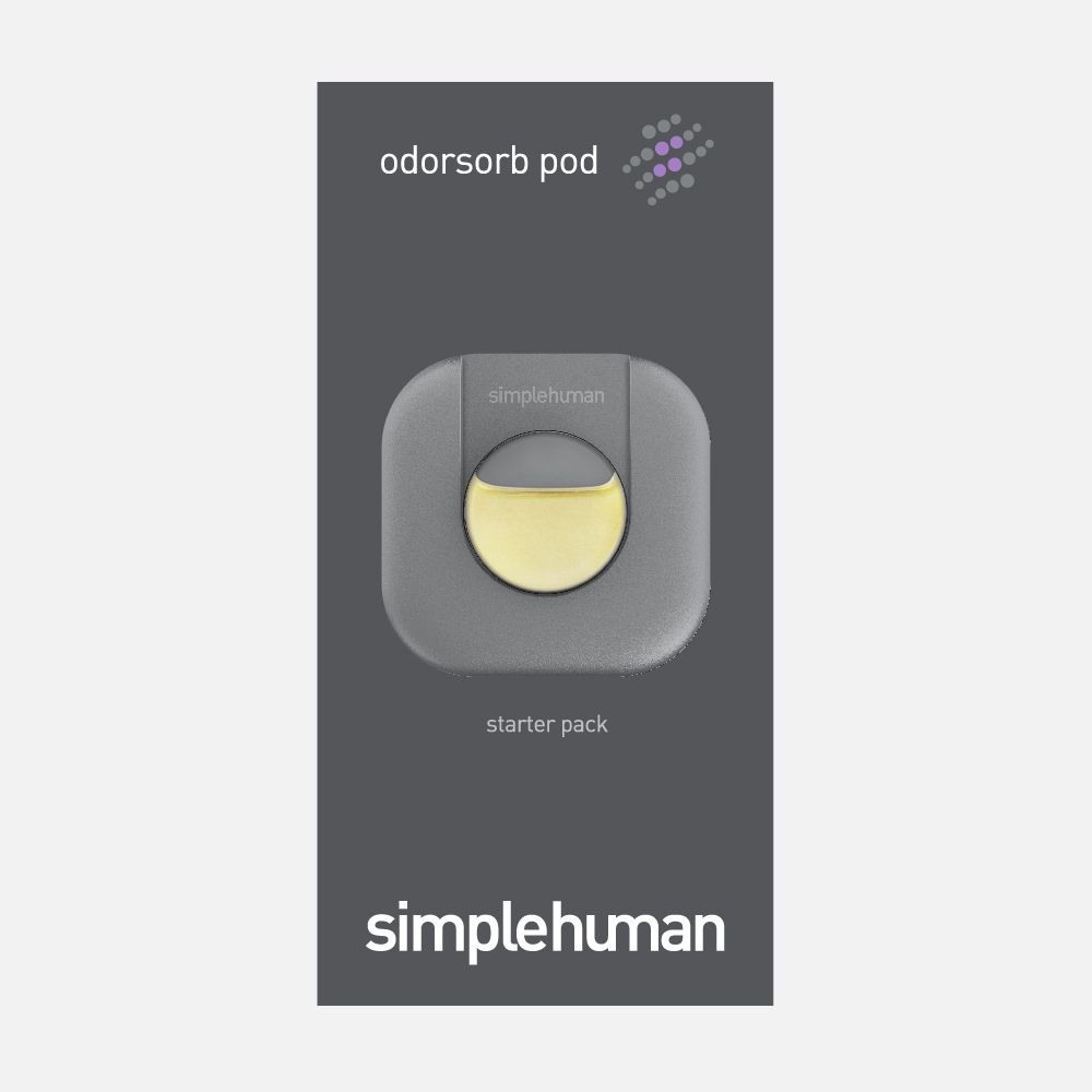 Odorsorb Pod Starter Pack, Holder and 2 pods | Linen Chest