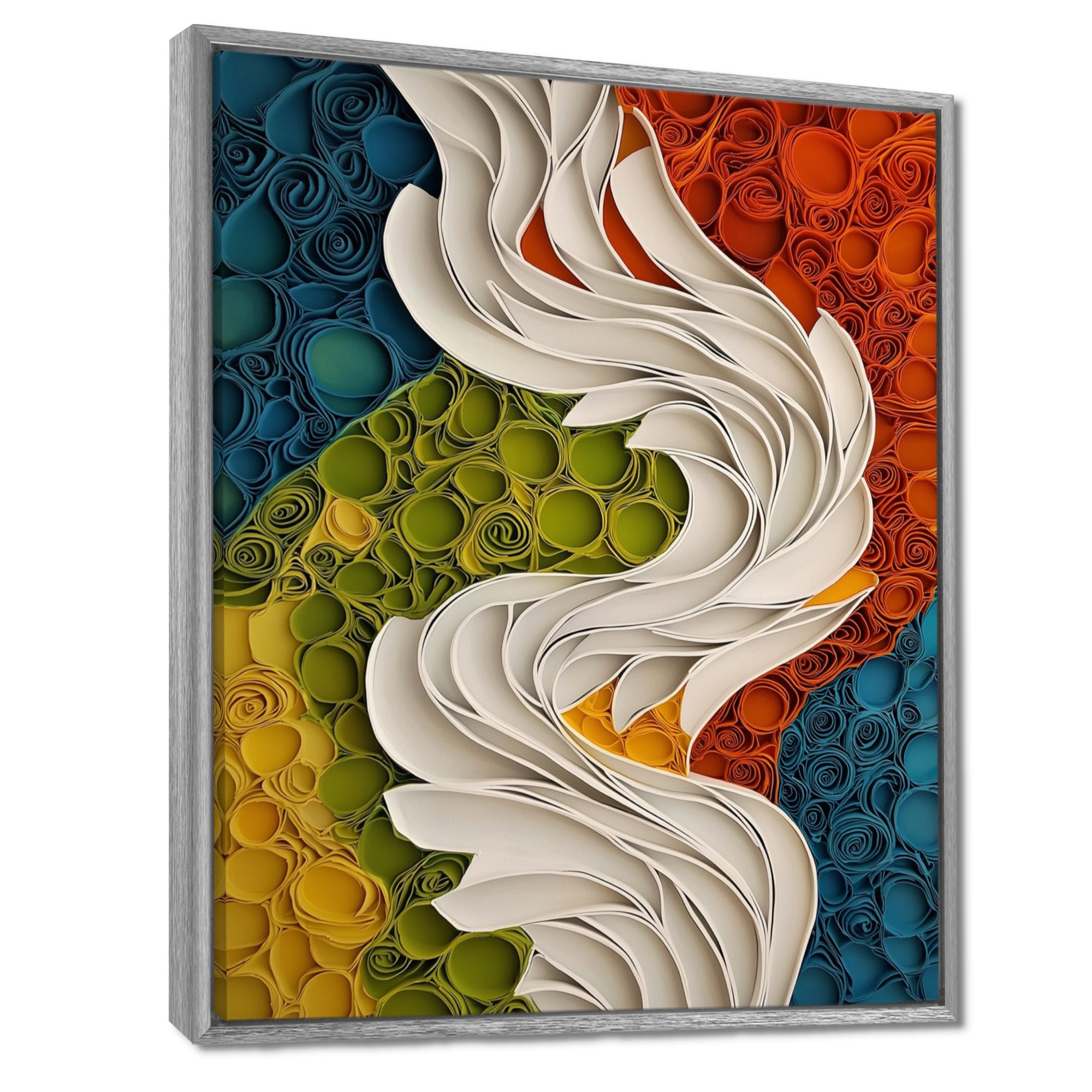Earth Rhythm – Organic Biomorphic Abstraction | Linen Chest