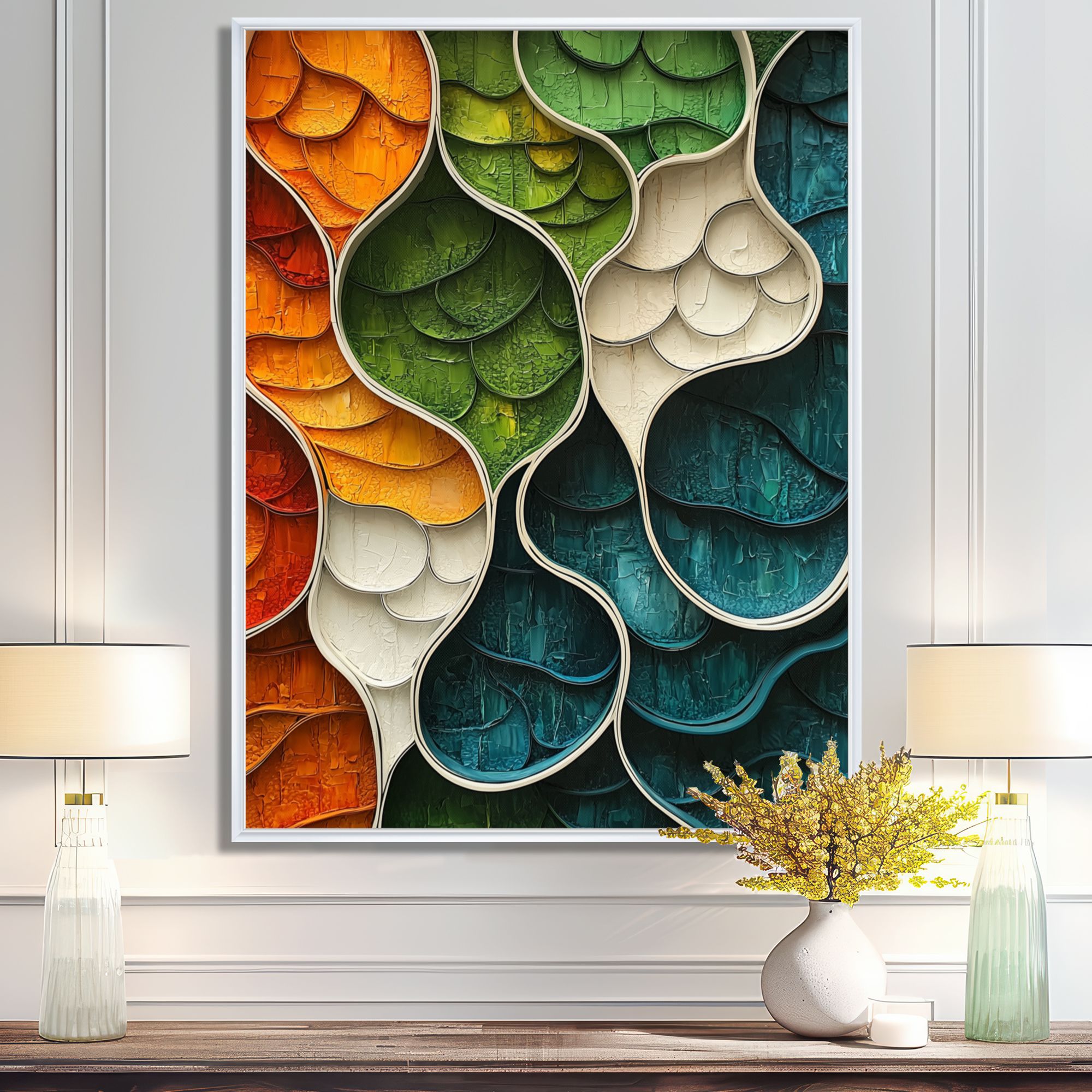 Ephemeral Earth – Organic Biomorphic Flow | Linen Chest