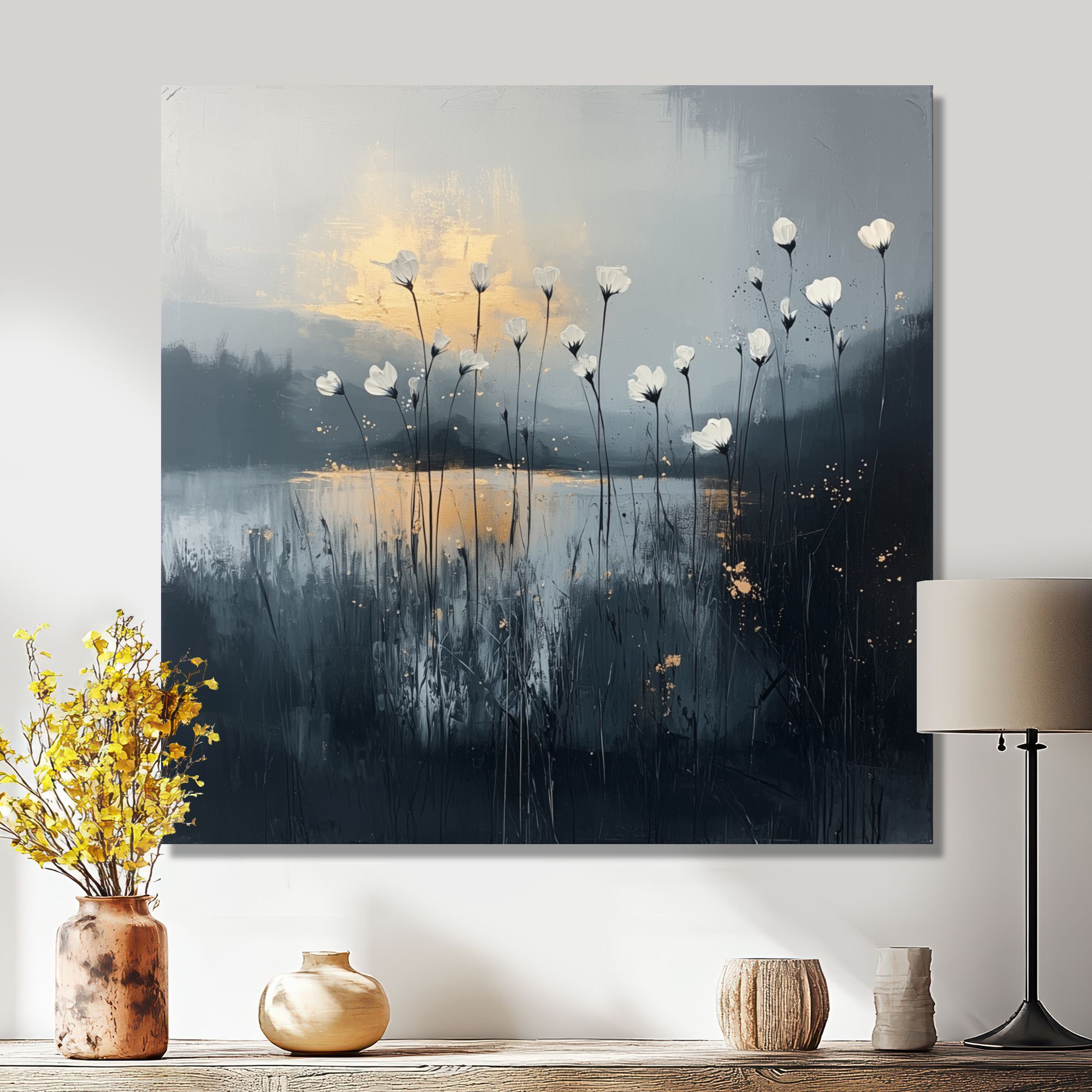 Wildflower Essence – Abstract Pure Form Botanical | Linen Chest