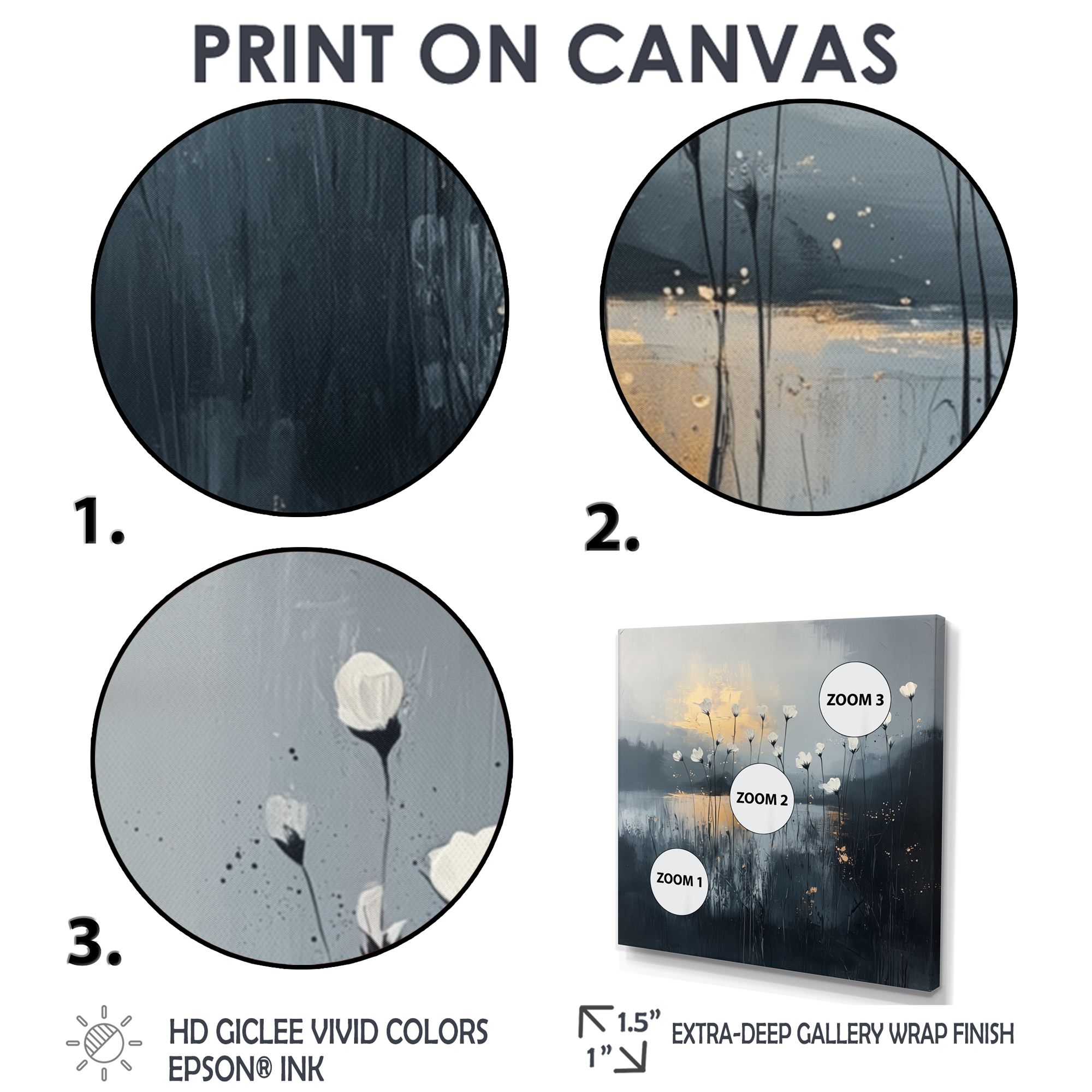 Wildflower Essence – Abstract Pure Form Botanical | Linen Chest