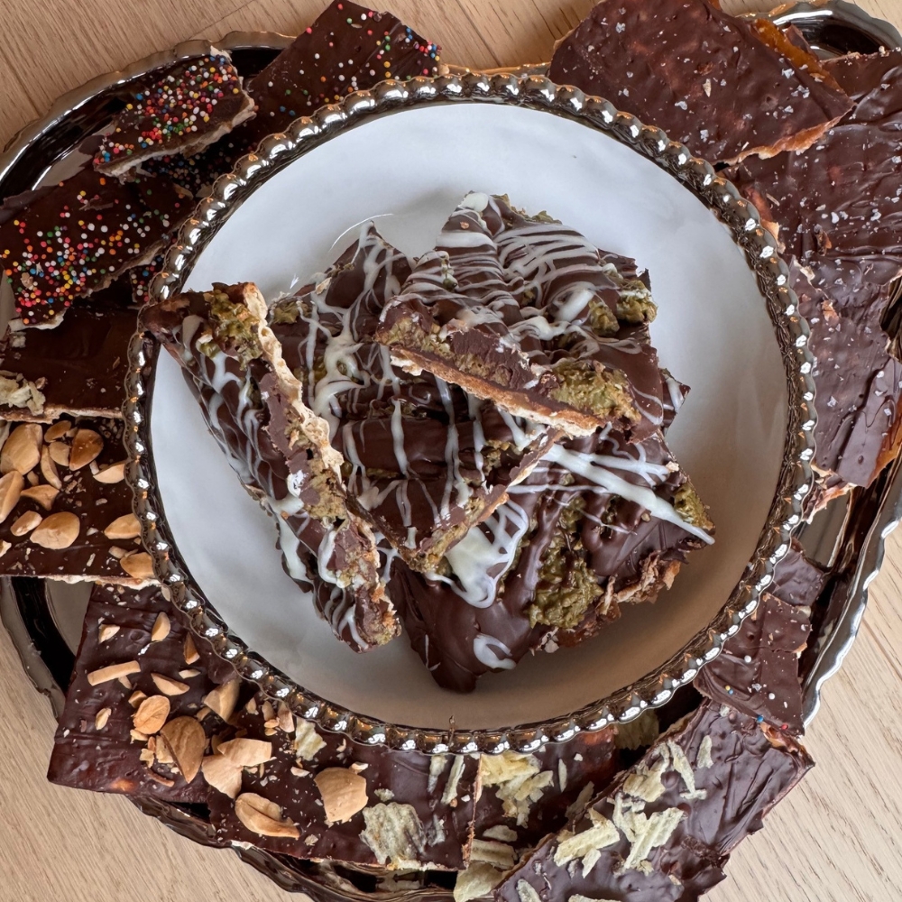 Chocolate Toffee Matzah: Easy Passover Dessert Idea | Linen Chest